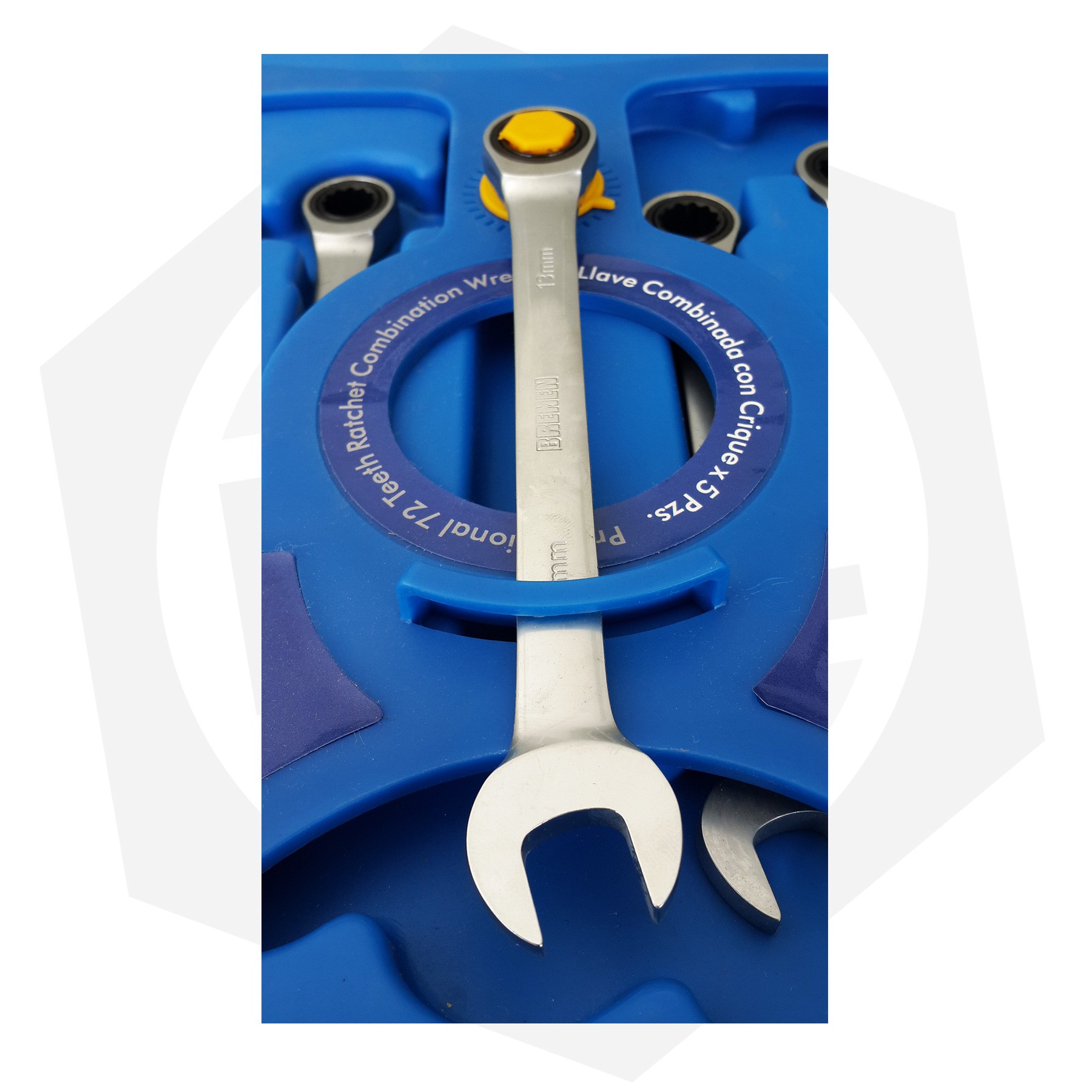 Juego de Llaves Combinadas con Crique Bremen 4761 - Milimétricas / 5 Piezas - Bulonera del ...