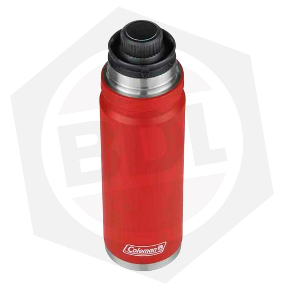 Termo Coleman Rojo - Tricapa / Acero Inoxidable / 1.2 Litros - Bulonera ...