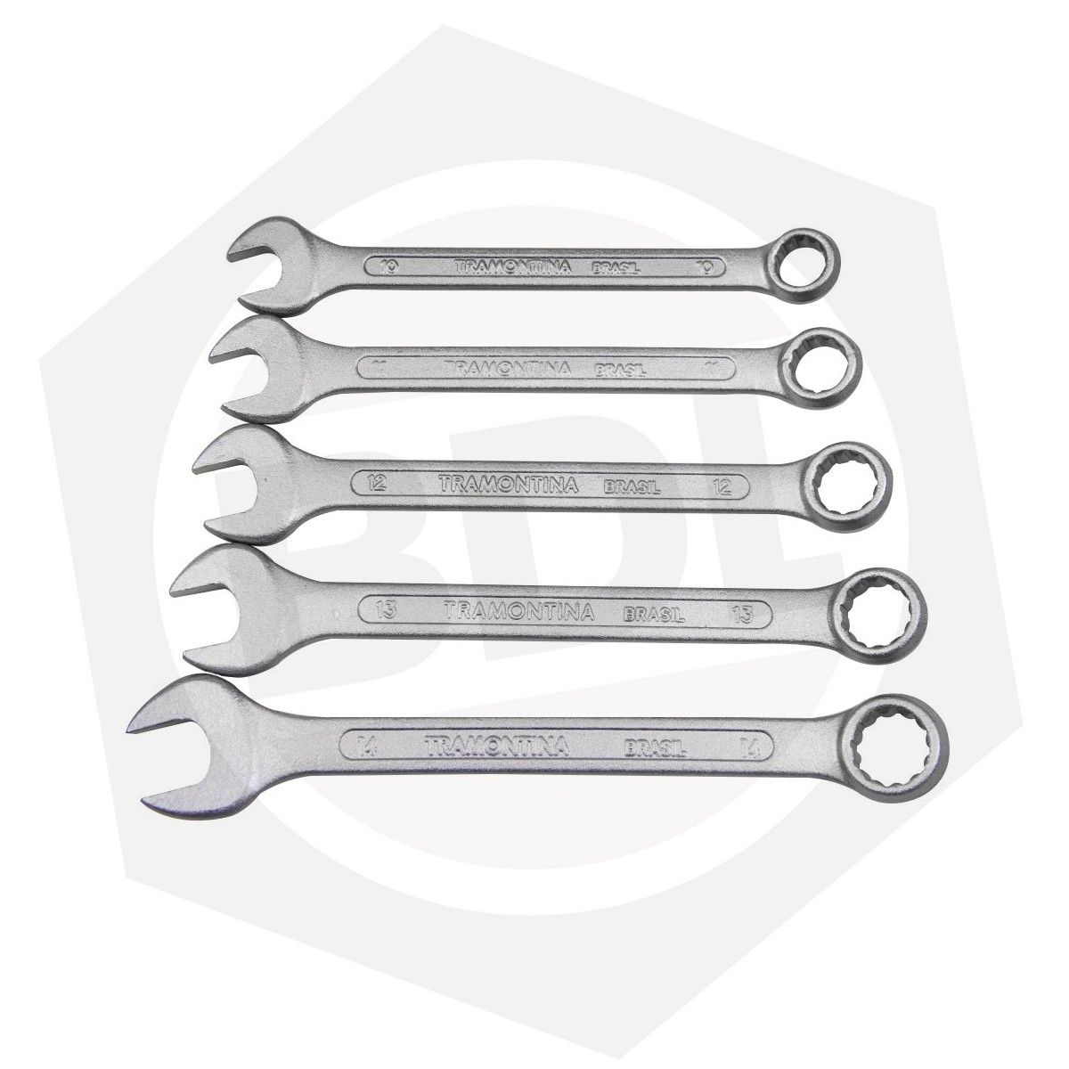 Juego de Llaves Combinadas Tramontina - Milimétricas / 5 Piezas - Bulonera del Litoral Ferretería